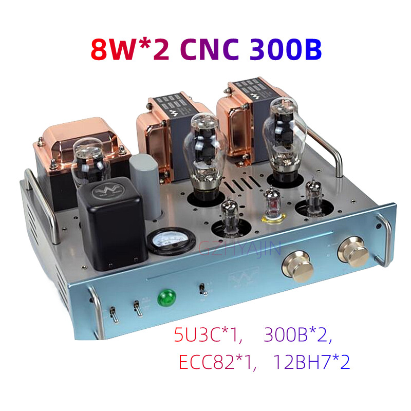 Jual FLASH SALE Latest 8W*2 CNC 300B electronic tube amplifier Class A ...