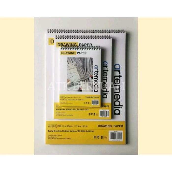 Jual Artemedia Wire Ring Drawing Sketch Book Buku Gambar Sketsa A3 A4 ...