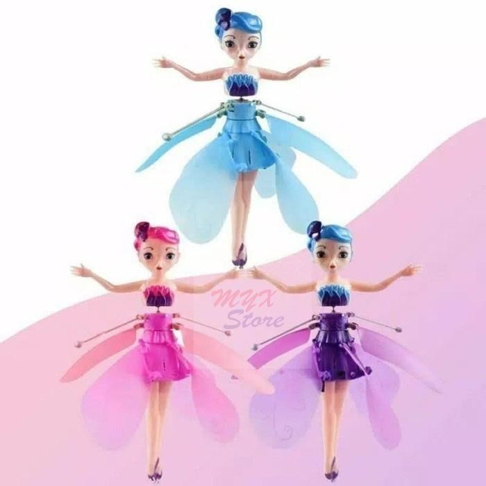 Jual Mainan Peri Terbang Barbie Peri Terbang Flying Fairy Sensor Tiktok ...