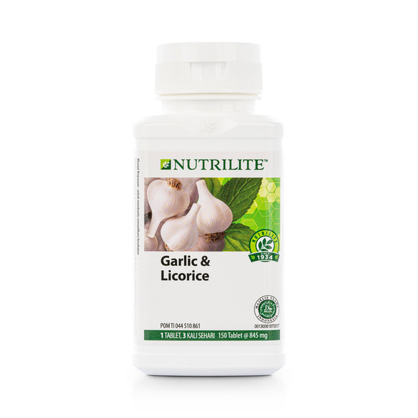 Jual NUTRILITE GARLIC AND LICORICE 150 EA AMWAY ORIGINAL | Shopee Indonesia