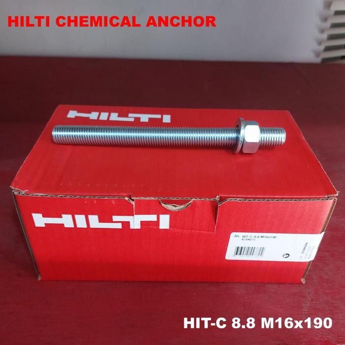 Jual Pilihan- Chemical Angkur Anchor Hilti Hit-C-8.8 M16X190 | Shopee ...