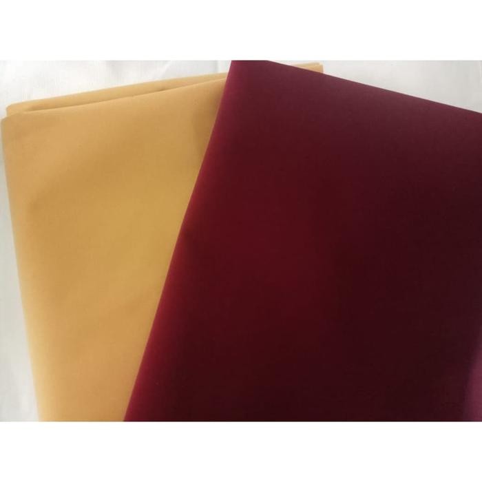 Jual Pilihan- Kain Bludru ( Cream, Maroon ) | Shopee Indonesia