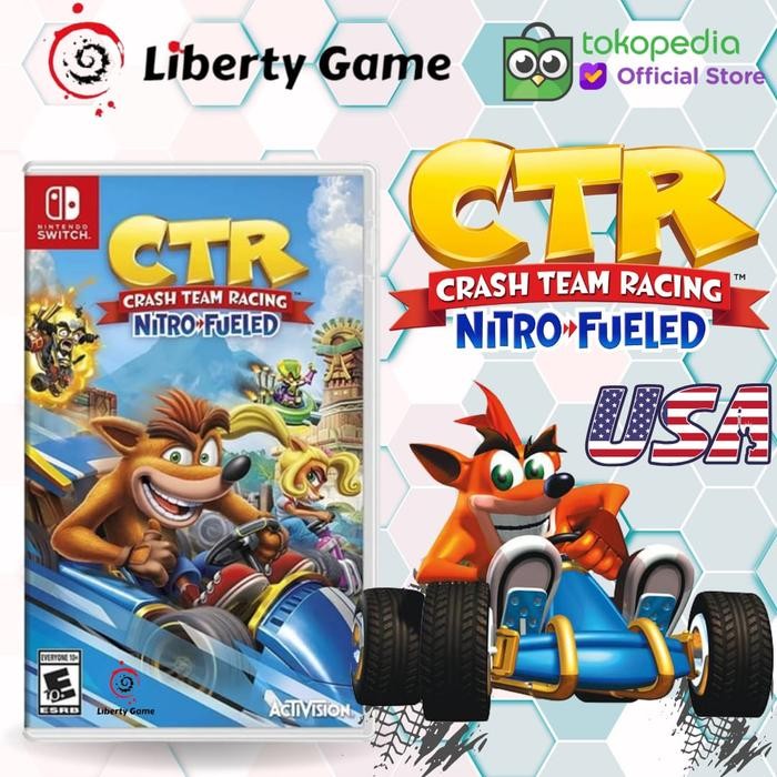 Jual Pilihan- Nintendo Switch Ctr / Crash Team Racing Nitro-Fueled (Reg ...