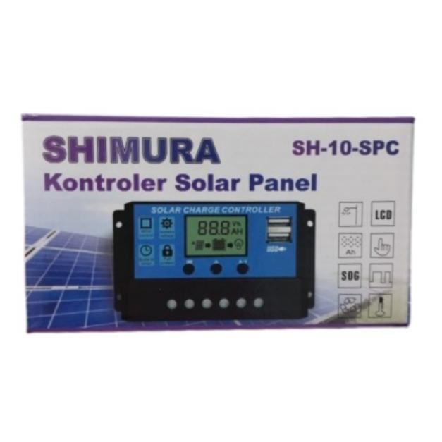 Jual PENGONTROL CHARGE AKI / CONTROLLER SOLAR PANEL 10A SH-10-SPC ...