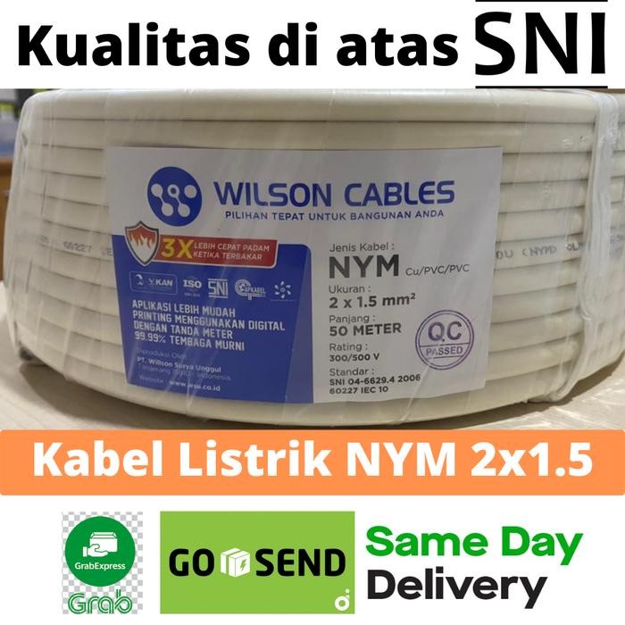 Jual Kabel Wilson NYM 2x1.5 (50 Meter) | Shopee Indonesia