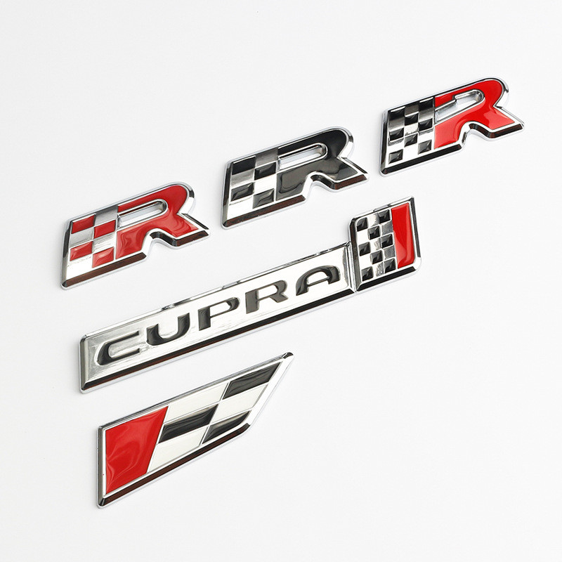 Jual IMPORT 1 PCS 3D Metal Sticker Racing Flag R logo Emblem Badge ...
