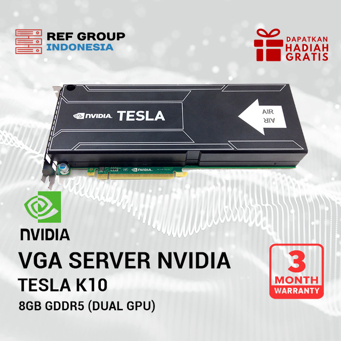 Jual VGA Server NVIDIA Tesla K10 8GB GDDR5 (Dual GPU) GPU Server AI ...