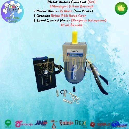 Jual DINAMO MOTOR CONVEYOR TAILI 3IK15RGN-C TYPE MICRO AC 1 SET GEARBOX ...