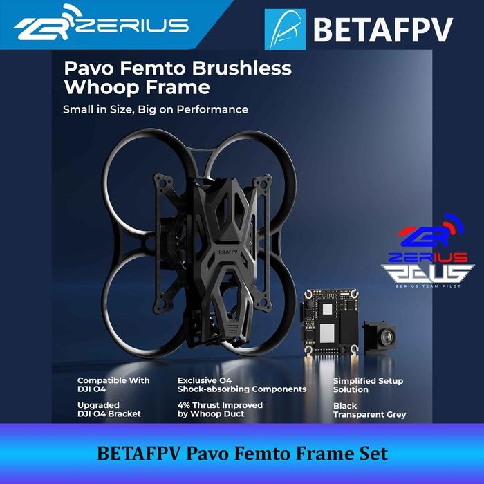 Jual BETAFPV Pavo Femto Frame Set Whoop Frame Kit Pavo Femto | Shopee ...