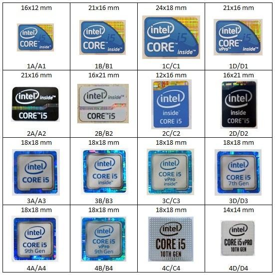 Jual (Allthebest) Stiker logo Core i5 Intel Inside | Shopee Indonesia