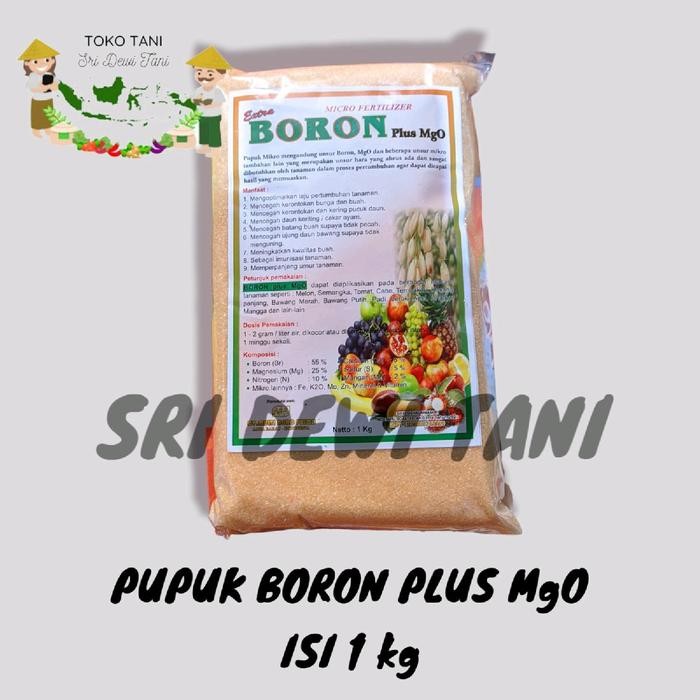 Jual Pupuk Boron Plus Mgo Isi 1 Kg Kemasan Pabrik Bunga Tanaman Tanah ...