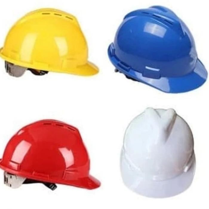 Jual Helm Safety Proyek Msa Fastrack Sni Protective Safety Helmet K3 ...