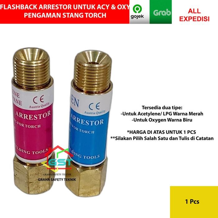 Jual FLASHBACK ARRESTOR UNTUK OXY, LPG, ACY PENGAMAN STANG TORCH ...