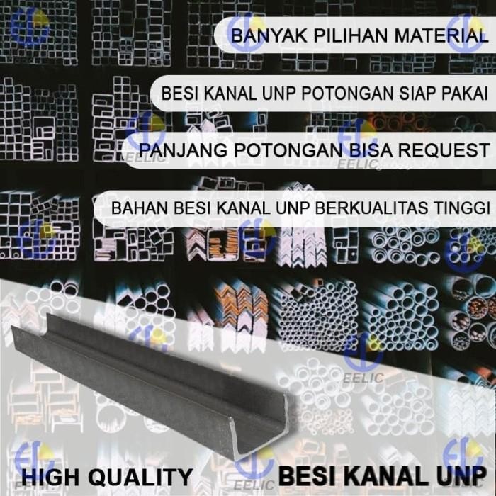 Jual Expert EELIC BKU-50X38X3MM -100CM Besi Kanal UNP Besi Kanal Besi U ...