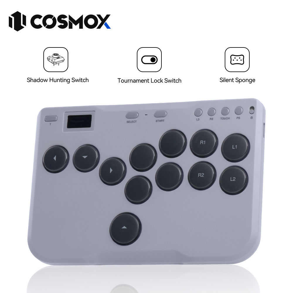 Jual Haute42- COSMOX Leverless Controller Mini Hitbox For PC / Ps4 / Ps5 Switch Steam Joystick ...