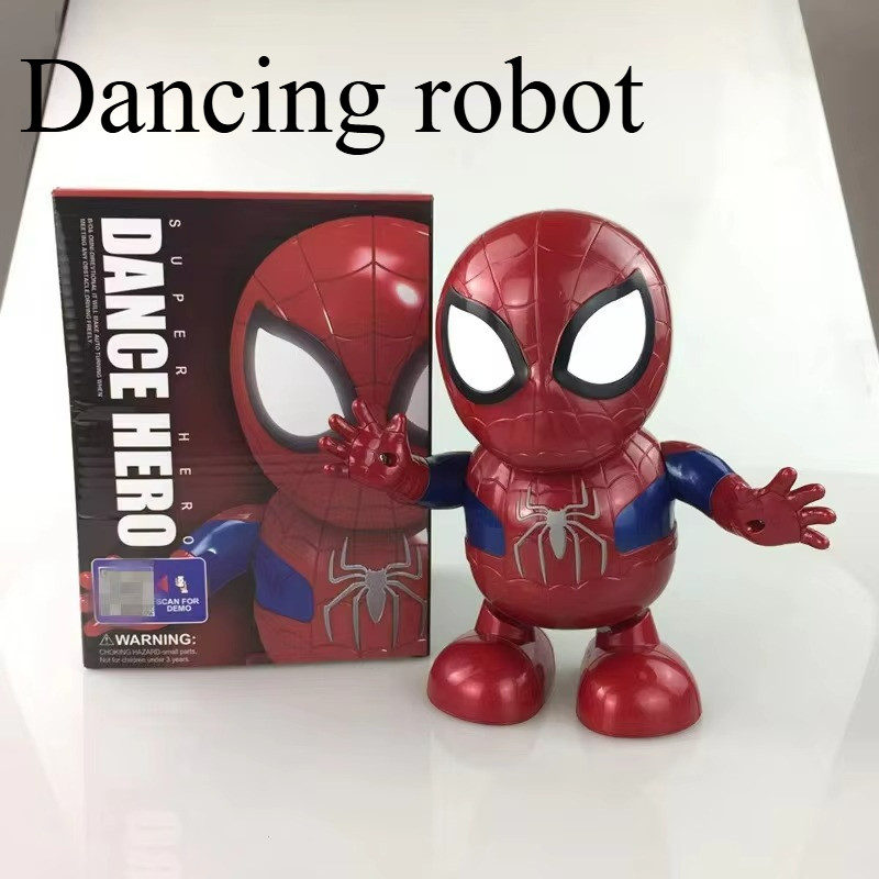 Jual Marvel Comics The Avengers Dancing Robot Iron Man Spider-Man Hulk ...