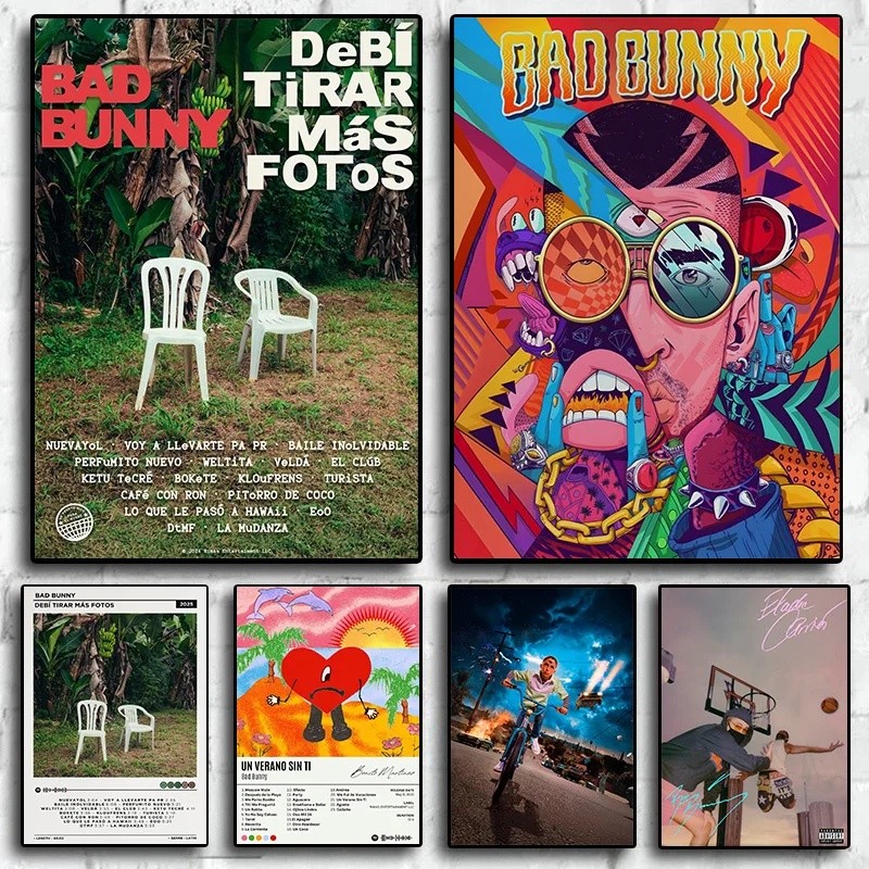 Jual Hip Hop Rapper Bad Bunny Debi Tirar Mas Fotos New Music Album ...