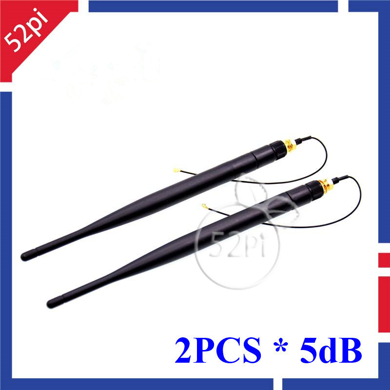 Jual Baru 2Pcs/Lot 5dB WiFi Antenna for BPI-M64,BPI-M3,BPI-M2U,BPI-M2 ...