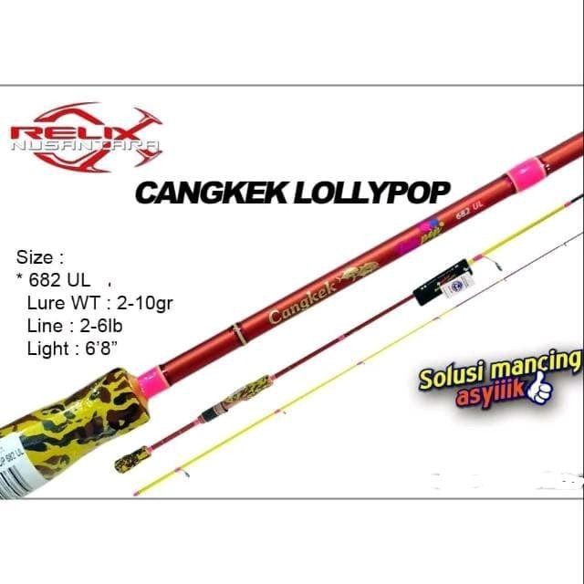 Jual Joran UL Relix Nusantara Cangkek Lollypop 682 Spinning | Shopee Indonesia