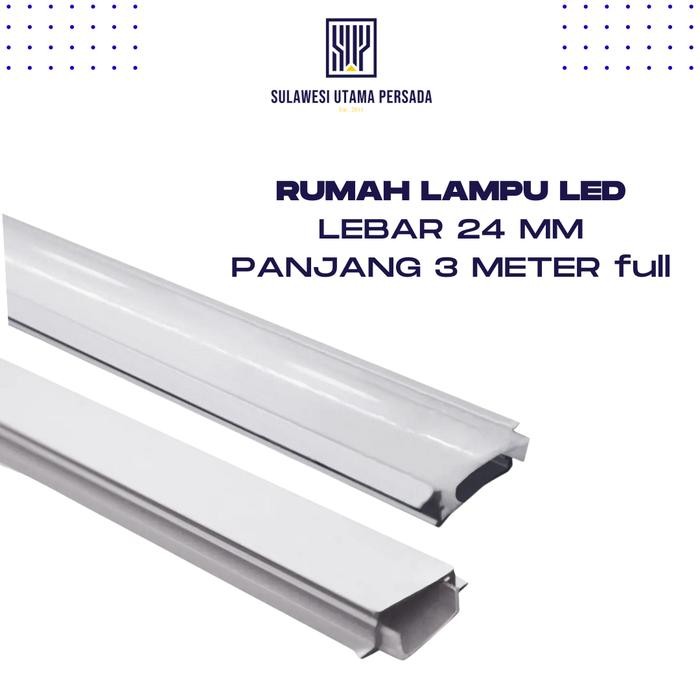 Jual rumah lampu led strip taco panjang 1 meter dan 3 meter lebar 22mm ...