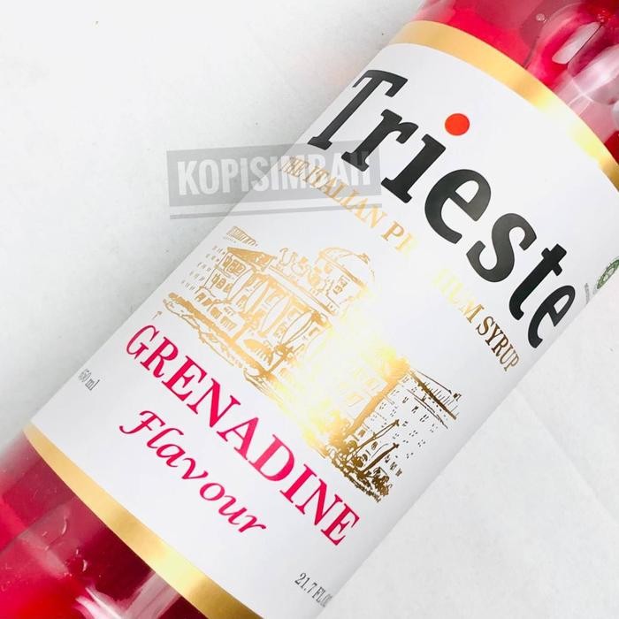 Jual TRIESTE SYRUP RASA GRENADINE MINUMAN SIRUP KOPI PREMIUM ITALIA ...