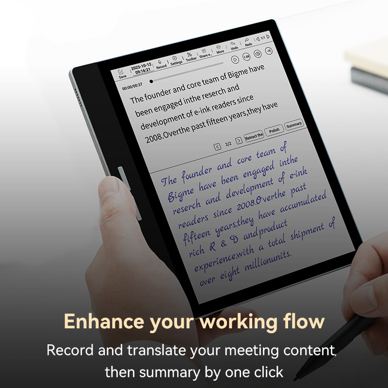 Jual BIGME B751C Ebook Reader, 7 inch Color E-ink Screen Tablet ...