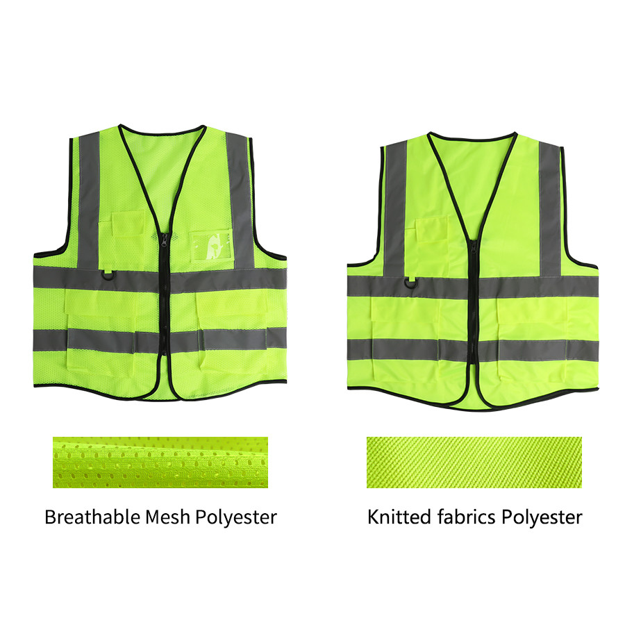 Jual Safety High Visibility Reflective Vest Adjustable Reflective ...