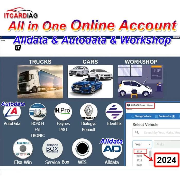 Jual 2024 Online Account for Autodata Auto Data Alldata All Data ...