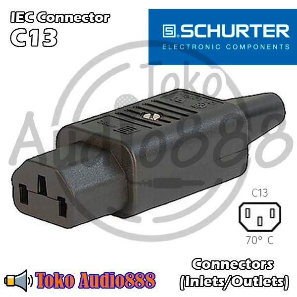 Jual Konektor Listrik Schurter 4782 IEC C13 Power Connector Female ...