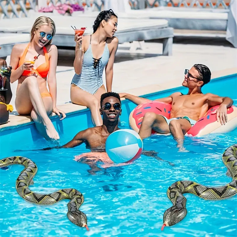 Jual Pvc Inflatable Python, Halloween Prank Prop, Terrifying Realistic Toy Snake | Shopee Indonesia