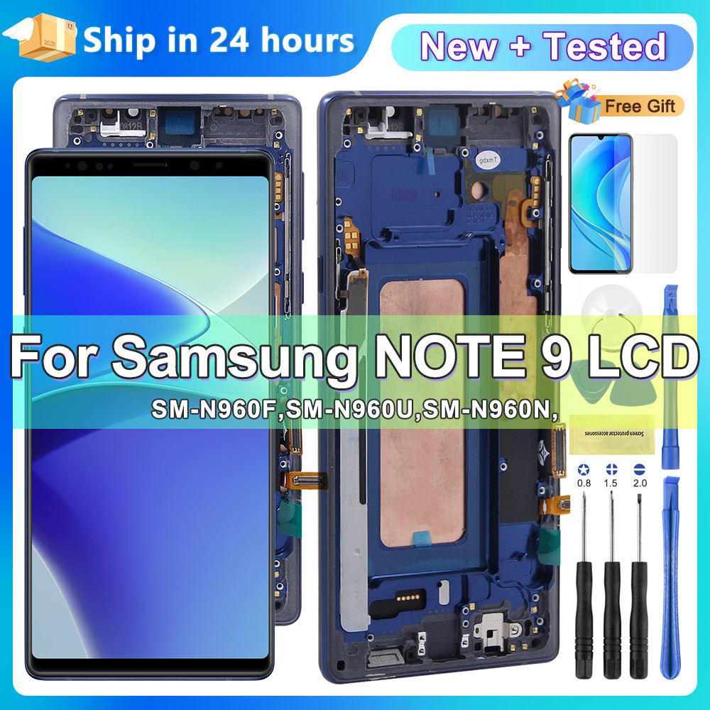 Jual Note 9 LCD Touch Screen Digitizer Repair Parts For Samsung Note 9 ...