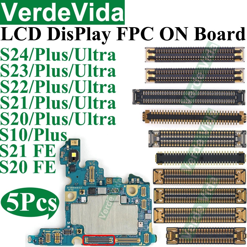 Jual 10pcs LCD Display Screen Flex FPC Connector For Samsung S22 S24 ...