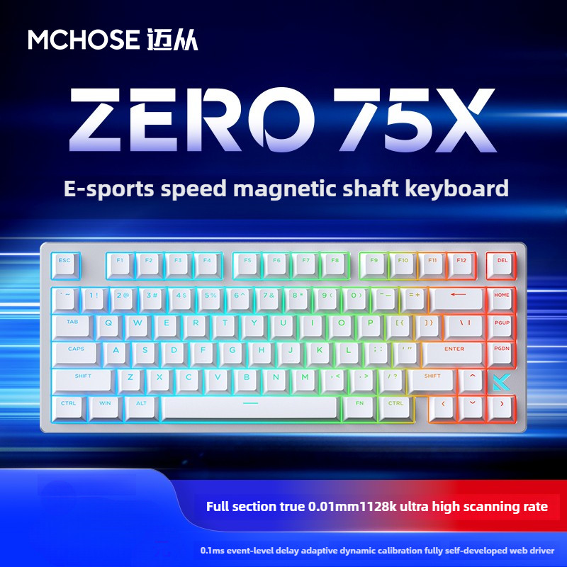 Jual MCHOSE ZERO 75X Mechanical Keyboard Heavenly King Magnetic Axis ...