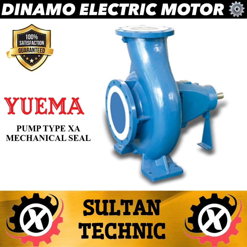 Jual YUEMA TYPE XA 100 - 32 END SUCTION CENTRIFUGAL PUMPS MECHANICAL ...