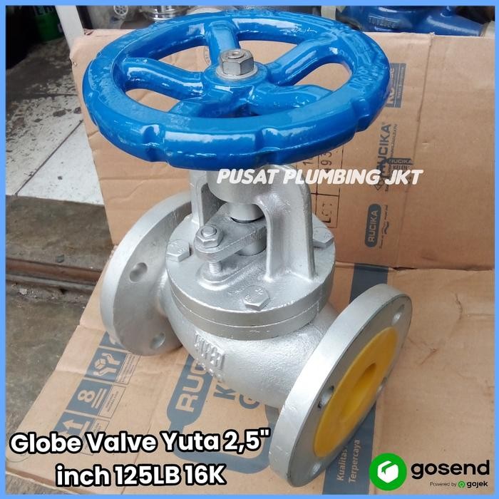 Jual GATE VALVE YUTA / GLOBE VALVE YUTA 21/2 INCH 125LB 16K / YUTA ...