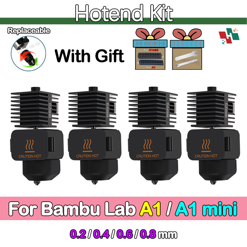 Jual Upgrade 2.0 Hotend For Bambu Lab A1 Nozzle Bambu Lab A1 Mini ...