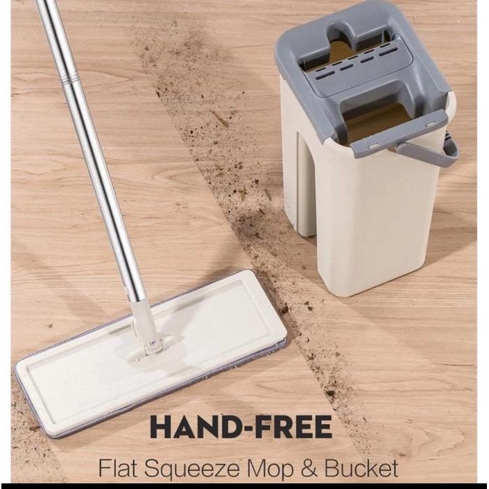 Jual Alat Pel Lantai Praktis Ultra Mop Flat Pengepel Otomatis 360 ...