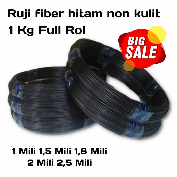 Jual Ruji Jeruji Fiber Hitam Non Kulit 1Mm 1,5Mm 1,8Mm 2Mm 2,5Mm 1 Kg ...