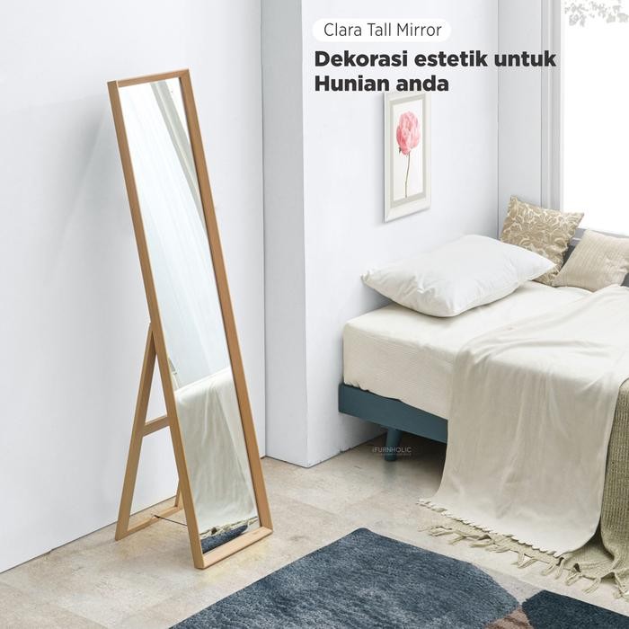 Jual Ifurnholic Cermin Kaca Full Body Aesthetic Standing Mirror Bingkai ...