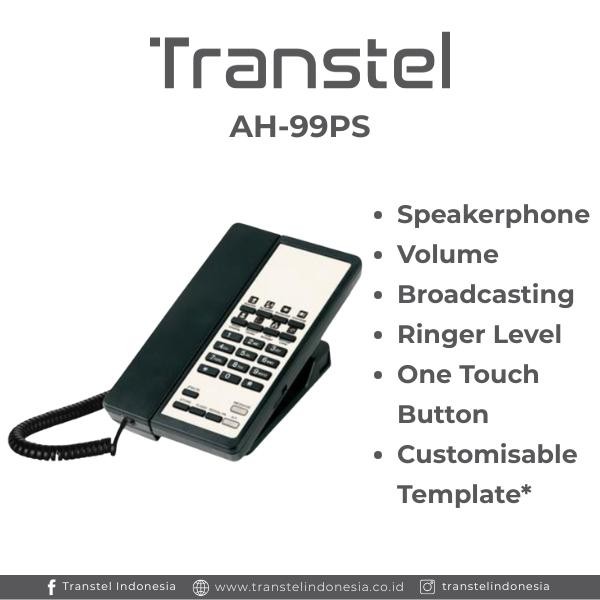 Jual Transtel Ah-99Ps Single Line Telephone Telepon Analog Premium ...