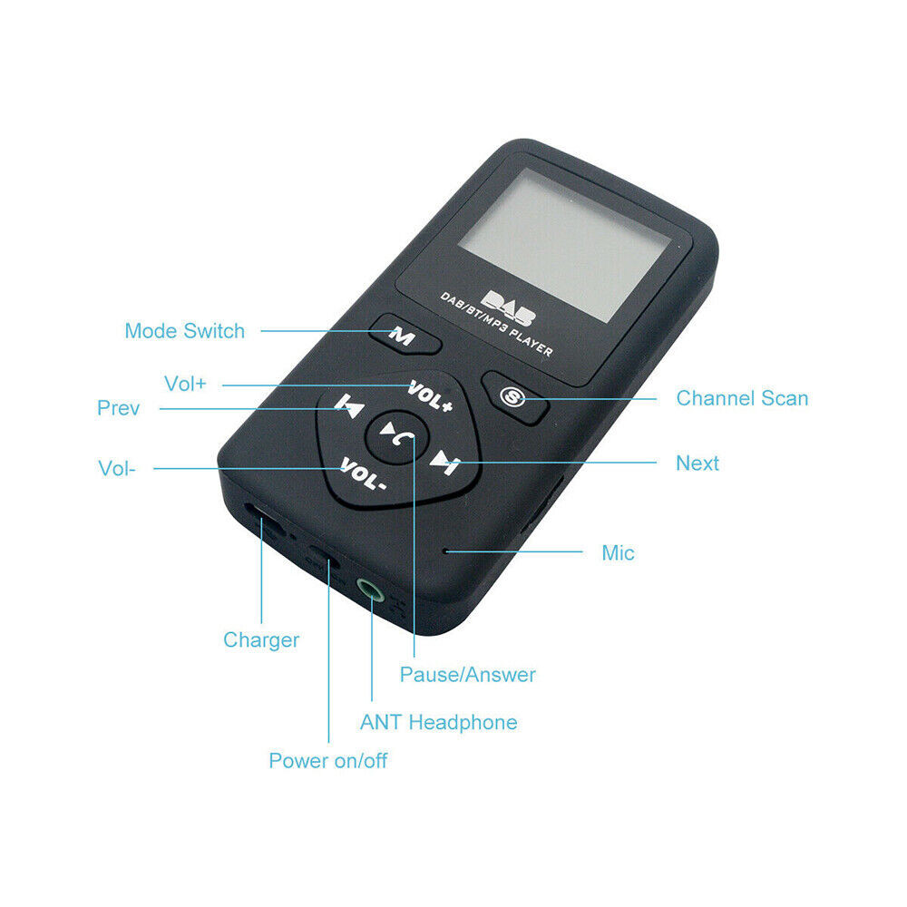Jual Portable Radio Micro-USB Personal Pocket MP3 Player Digital P7 ...