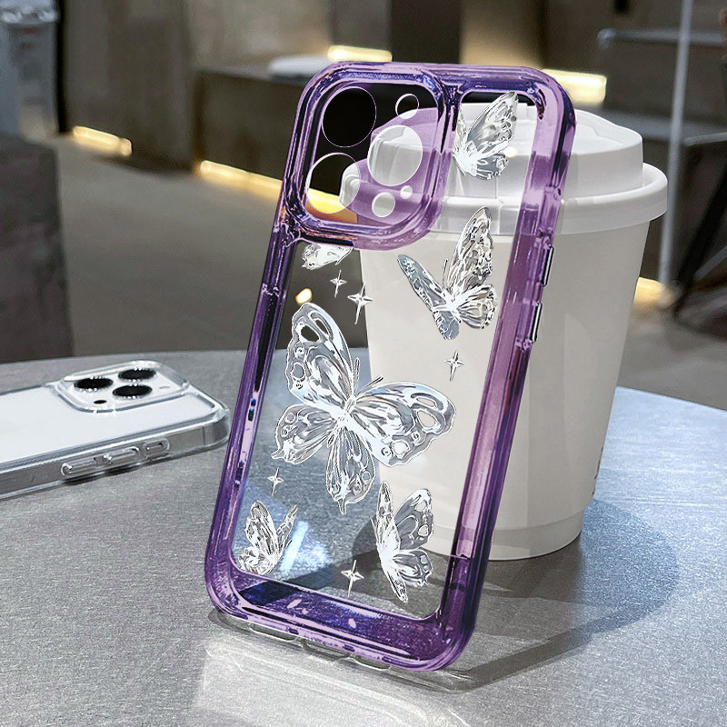 Jual Ungu Aesthetic Cewek Kupu-Kupu Case Infinix Hot 60 Pro Plus Hot 60 ...