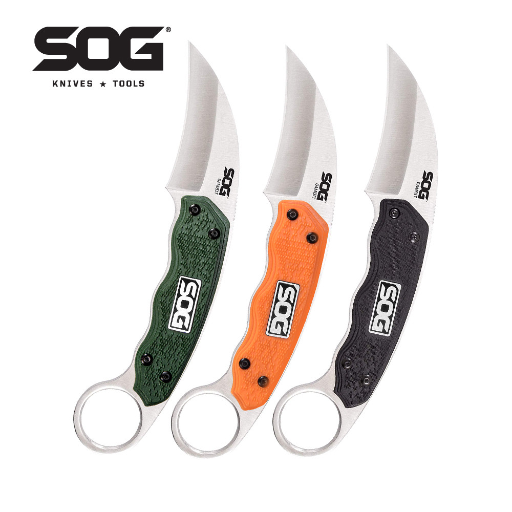 Jual SOG GAMBIT Fixed Blade Mini Survival Knife Tactical Karambit ...