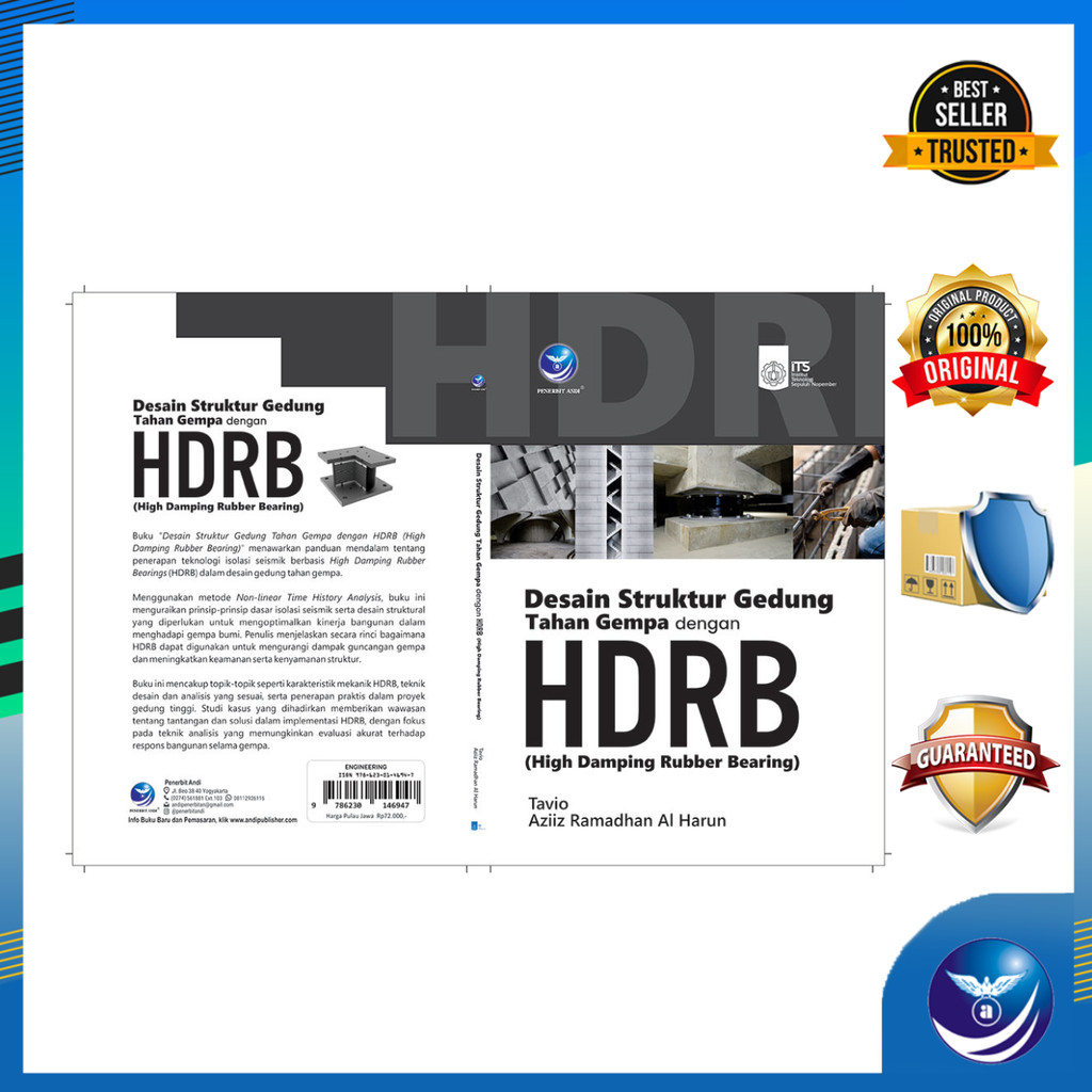 Jual Penerbit Andi - Buku Desain Struktur Gedung Tahan Gempa dengan ...