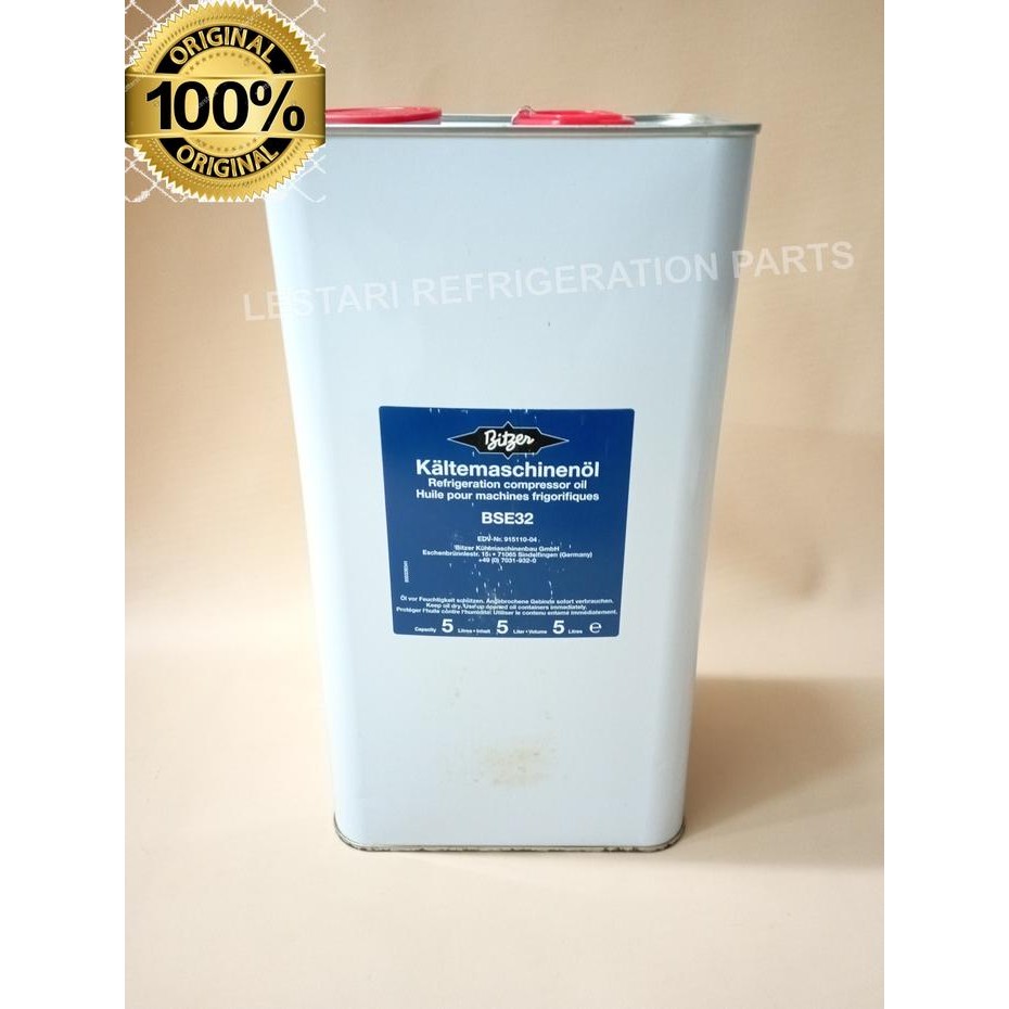 Jual Oli Bitzer Bse 32 - 5 Liter | Shopee Indonesia