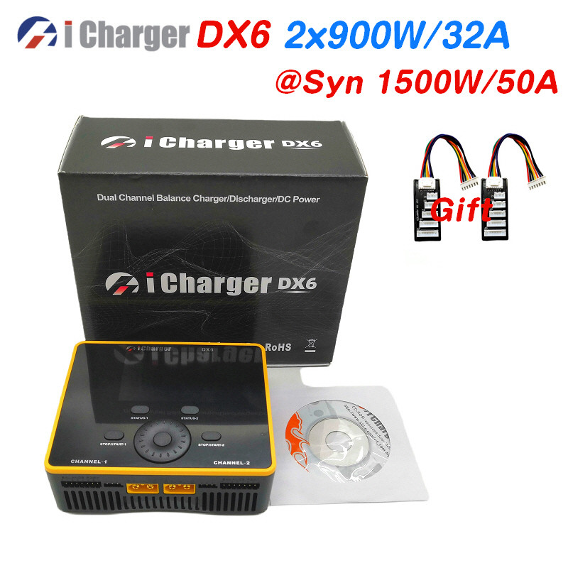 Jual iCharger DX6 DC 900W 32A Dual Channel High Power Balance Charger ...