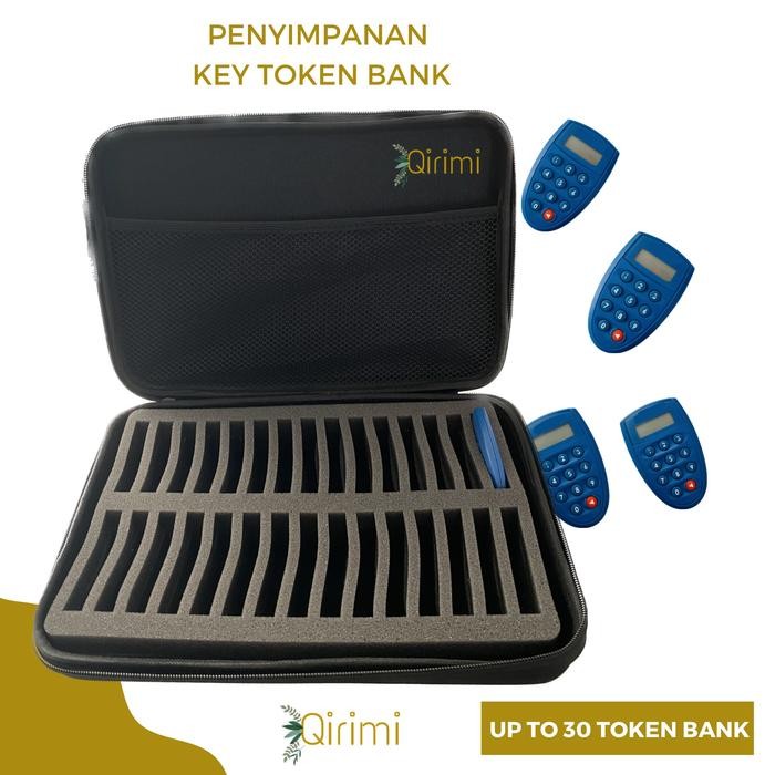 Jual ORIGINAL TAS PENYIMPANAN KEY TOKEN BANK FOAM PORTABLE KEY BCA MRI ...