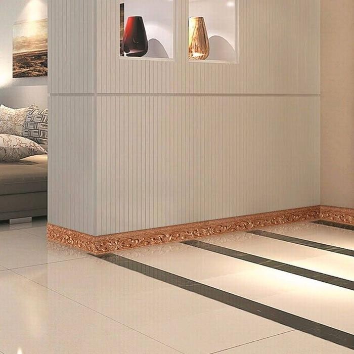 Jual (Allthebest) Wall Border List Dinding Tembok Wallpaper Stiker Foam ...
