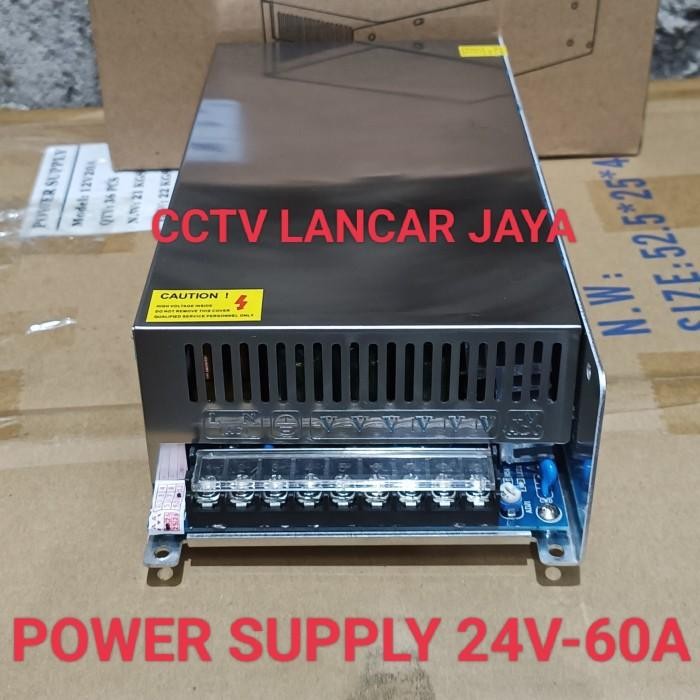 Jual Power Suplay Switching 24V 60A Cooling Fan Trafo | Shopee Indonesia