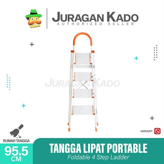 Jual TANGGA LIPAT PORTABLE / TANGGA ALUMUNIUM /TANGGA BESI KOKOH - 4 ...